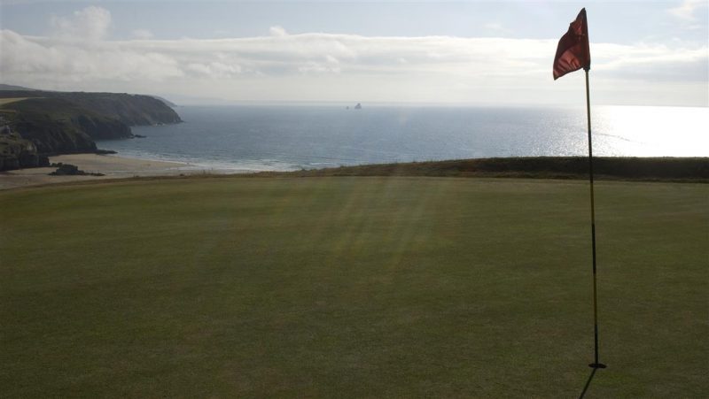 Perranporth Golf Course, North Cornwall. Play with Golf Planet Holidays